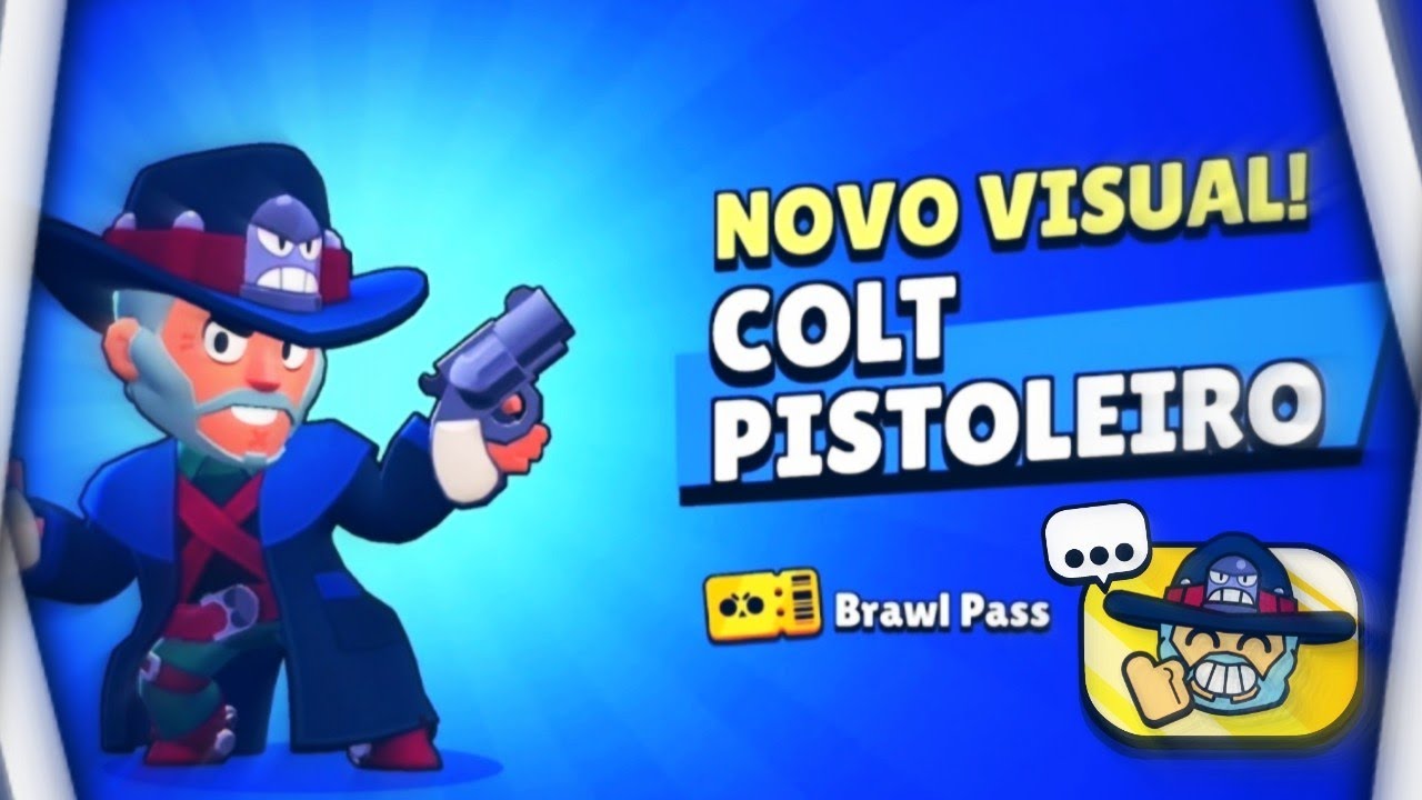 Comprei o pass e ganhei a minha skin preferida do Colt! • Brawl Stars ...