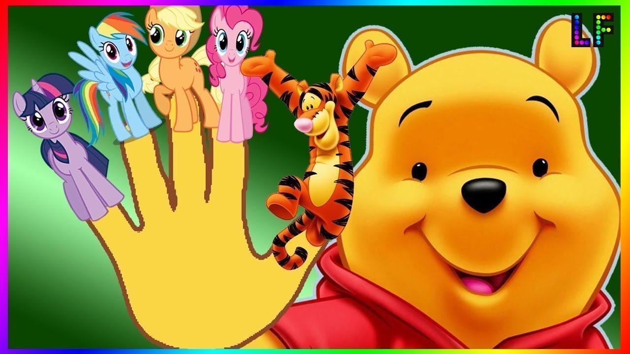 Winnie the Pooh and My Little Pony Finger Family Song - YouTube