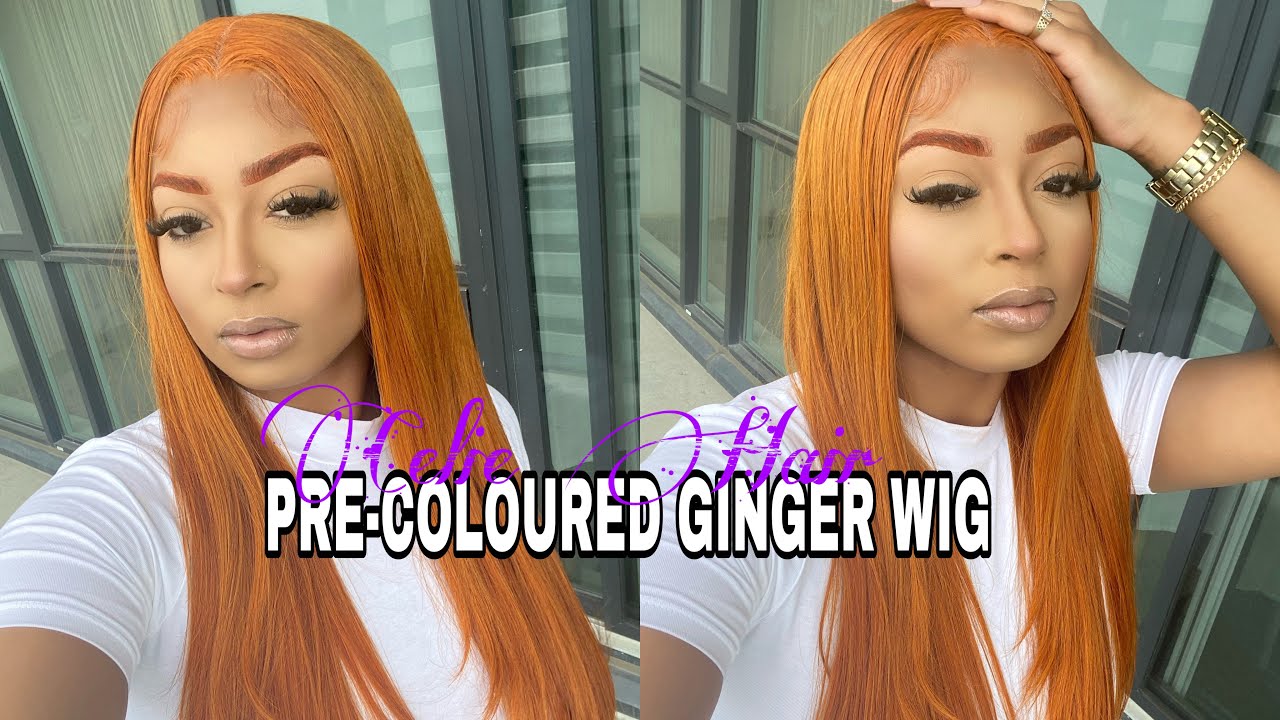 How to : LAYER AND INSTALL PRE-COLOURED GINGER WIG FOR WOC ft Mega Look ...