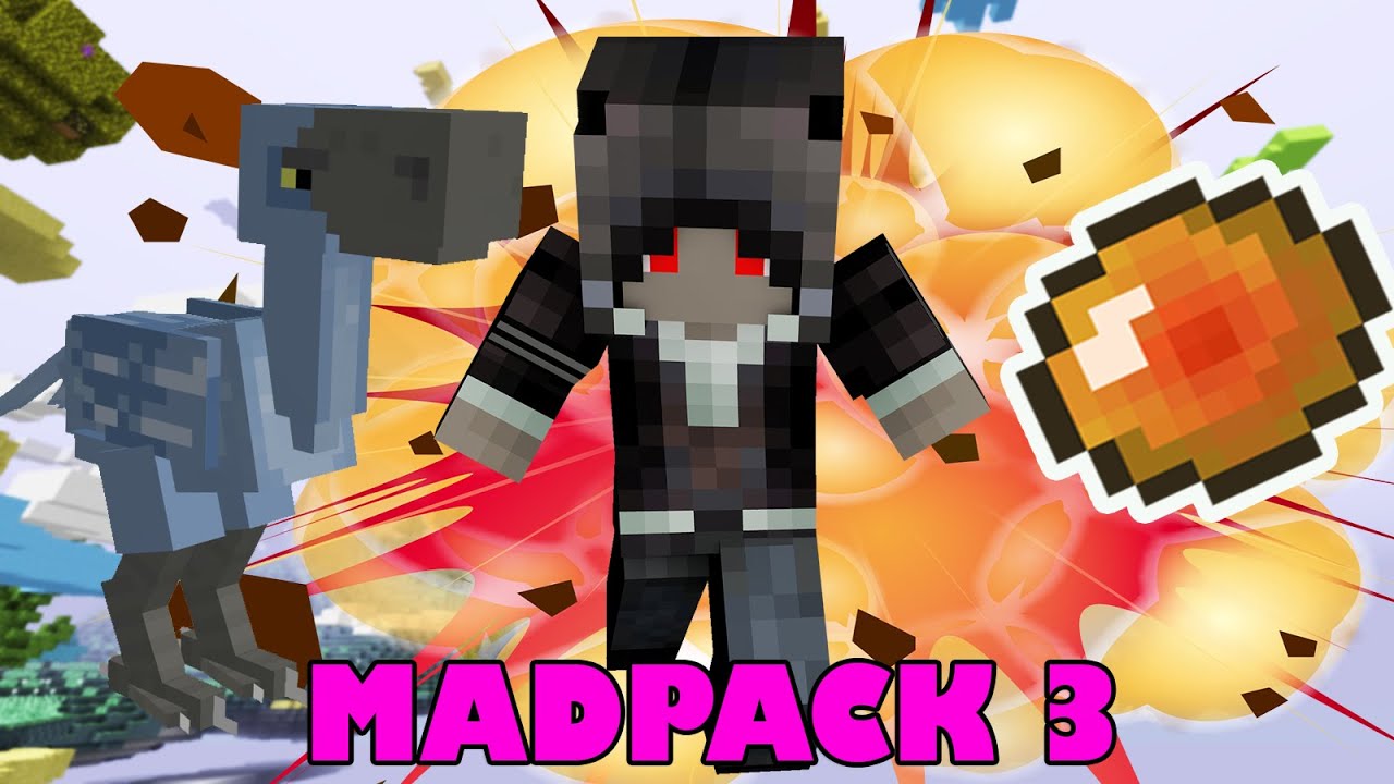 Minecraft Modpack Madpack 3 เอาชีวิตตามภารกิจ Part 3 ได้ขี่สัตว์เลี้ยง ...