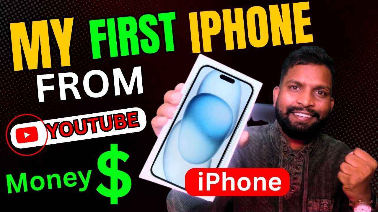 My First iPhone From YouTube Money ? - YouTube