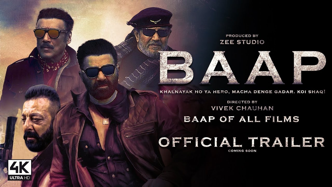 Baap Official Trailer Is Coming | Sunny Deol, Sanjay Dutt, Jackie, Mithun | baap movie teaser ...