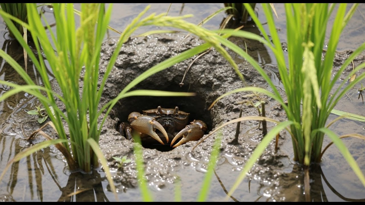 Hidden Crabs in a Beautiful Rice Field – You Won’t Believe What We ...