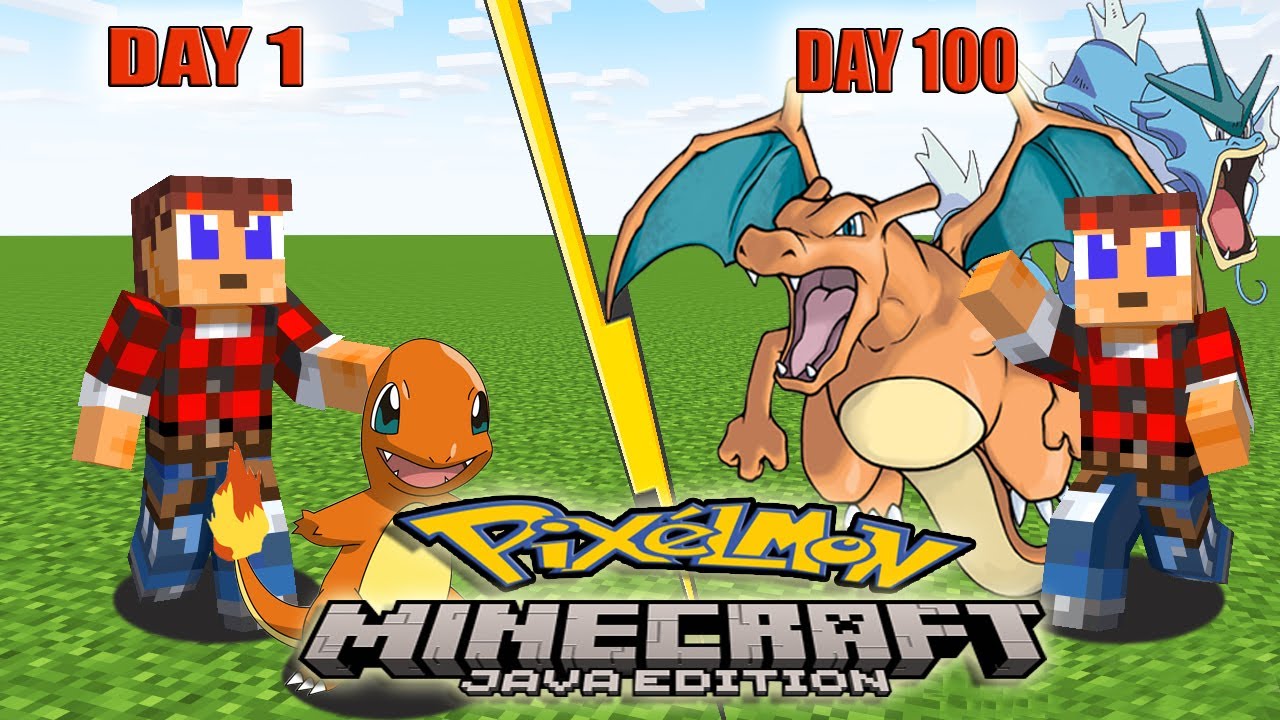 I Survived 100 Day In Minecraft Pokemon | Gameplay Jurri Gaming - YouTube
