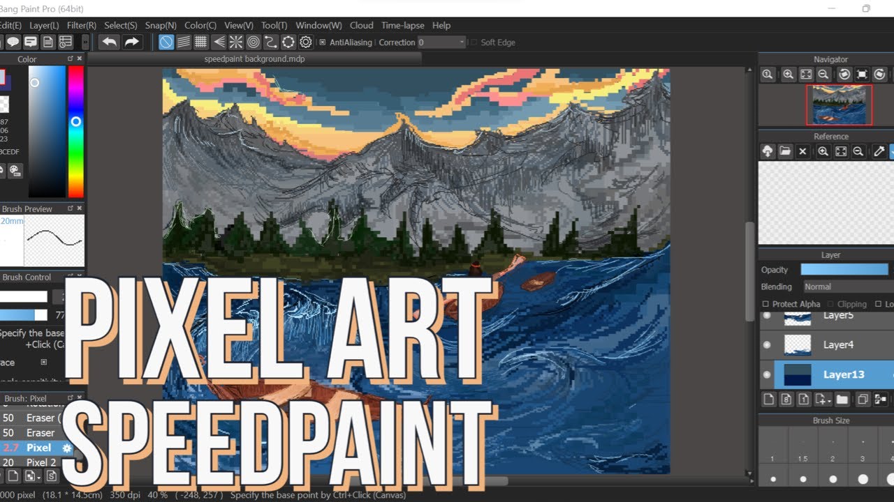 Pixel Art Speedpaint 01 - YouTube