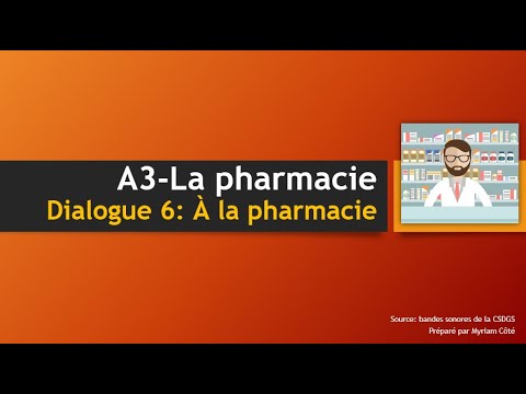 A3-Pharmacie_Dialogue 6-À la pharmacie - YouTube