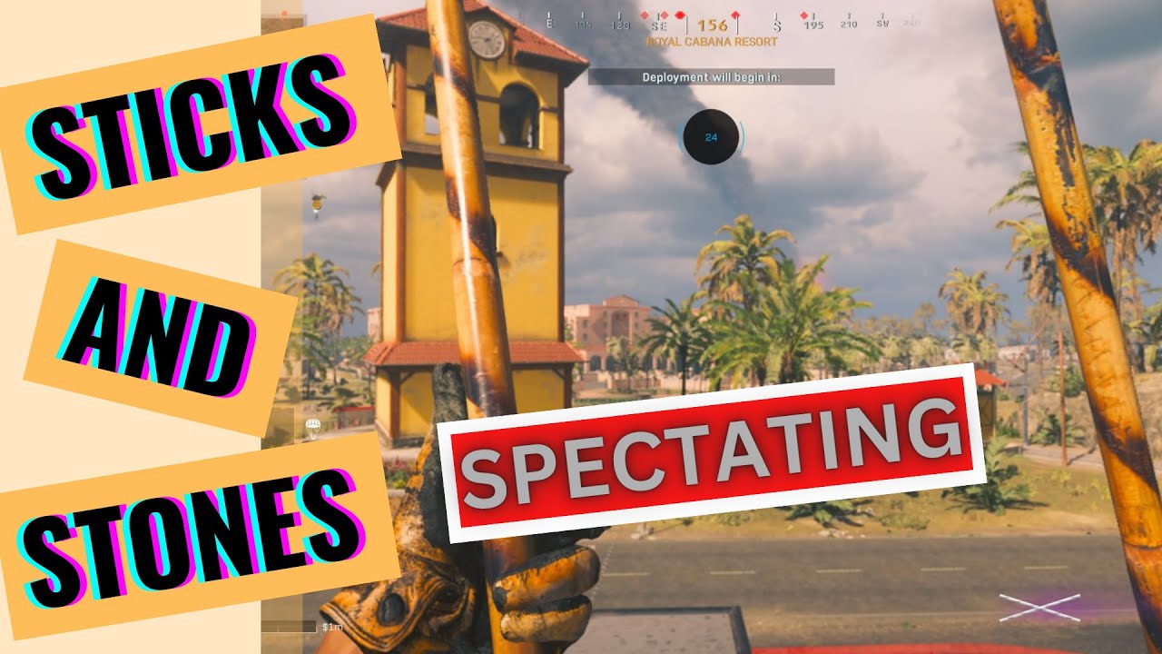 Spectating Warzone but its STICK AND STONES - YouTube