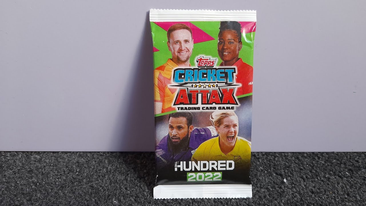 TOPPS CRICKET ATTAX 2022: THE HUNDRED - PACK OPENING! (15) - YouTube