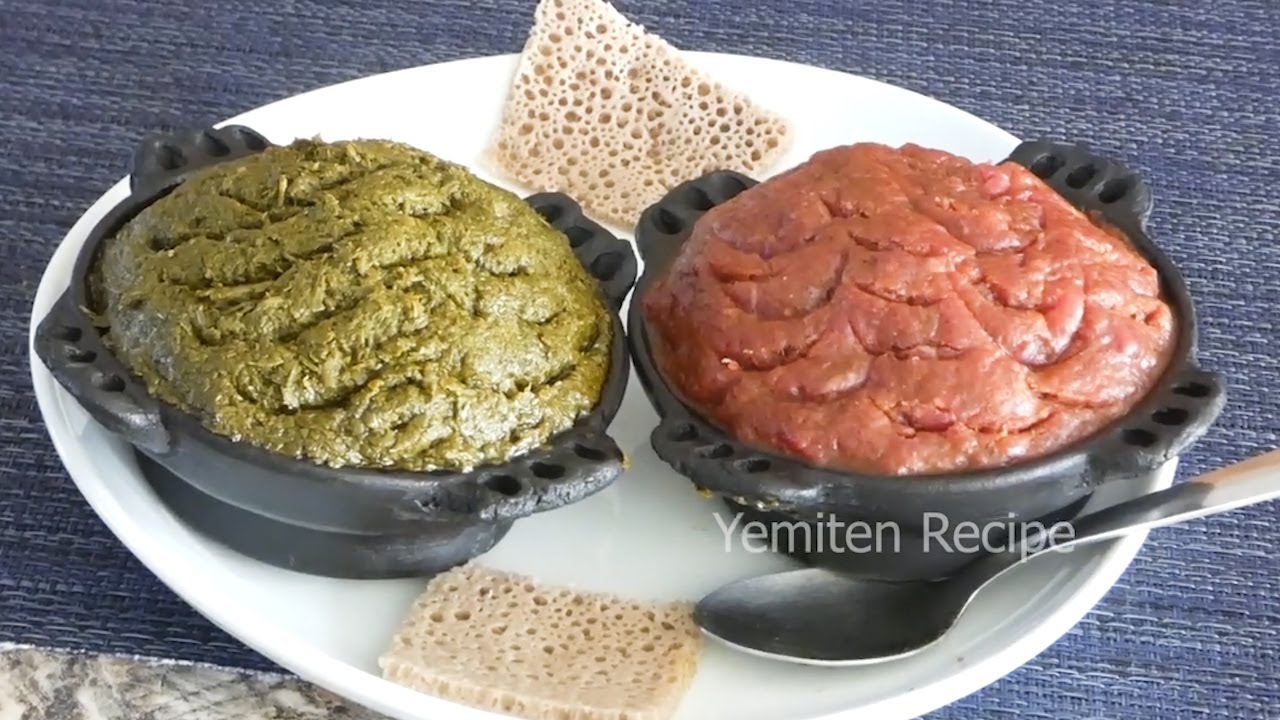 ቀላል የክትፎና የጎመን ክትፎ አሰራር ‼️ Ethiopian Food How to make Kitifo and Gomen ...