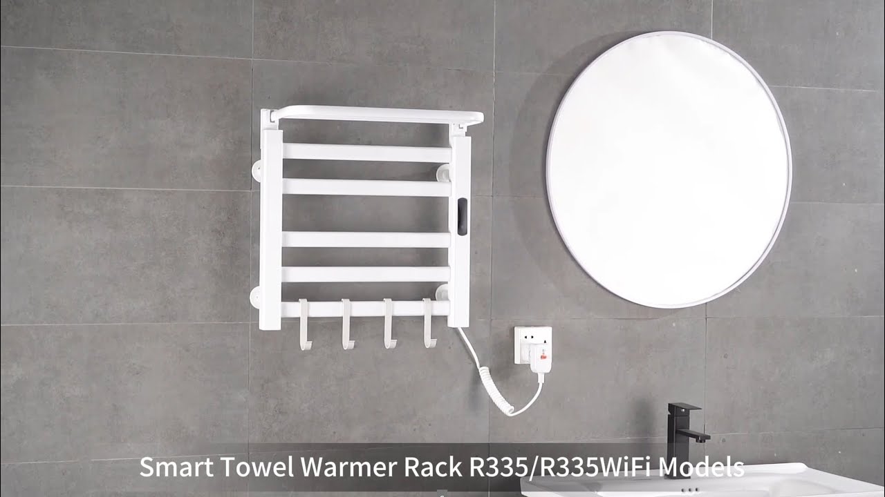 Smart Towel Rack R335/R335WIFI introduction video(Function applicable ...