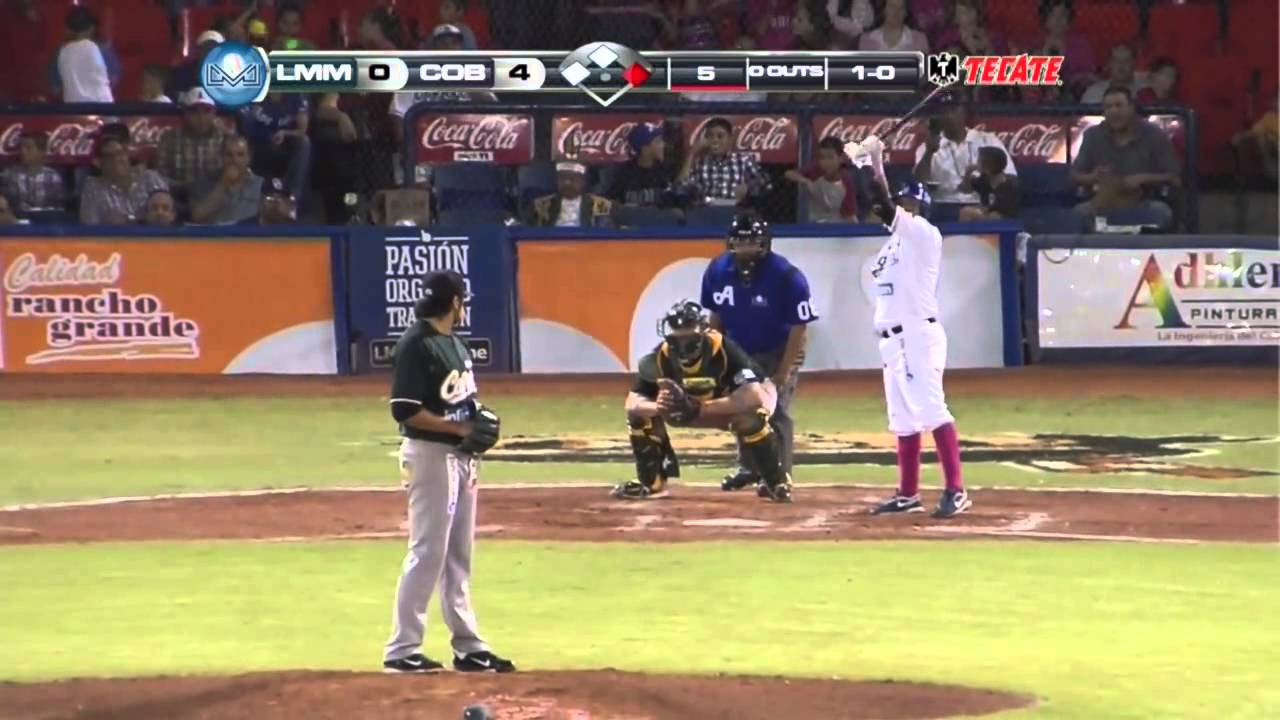 Carlos "Chapis" Valencia Jonrón #100 en LMP - 25-10-2014 - YouTube