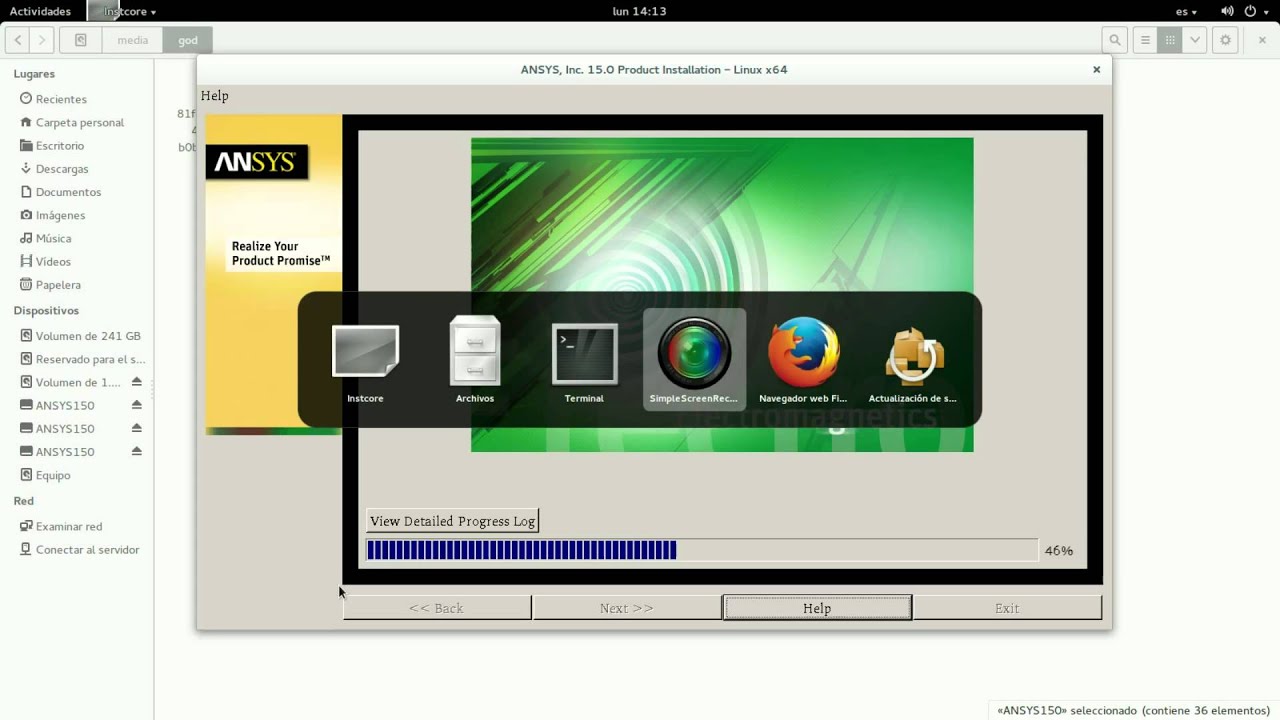 Instalación Ansys en Ubuntu gnome 14.04 - YouTube