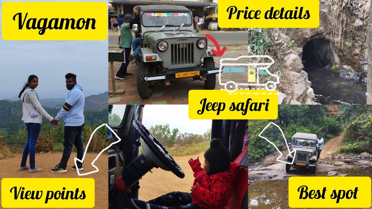 vagamon jeep safari part 01//full details//price//best view point ...