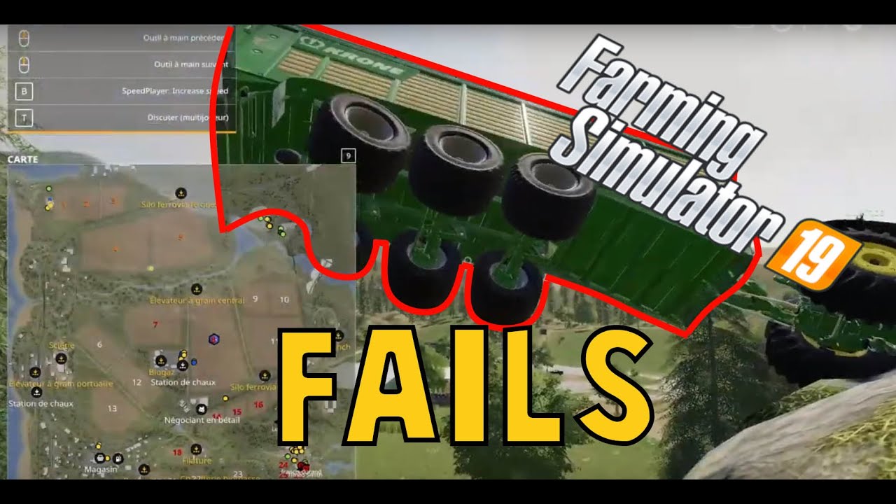 EP#1 - FUNNY and FAILS Moments - Farming Simulator 19 - YouTube