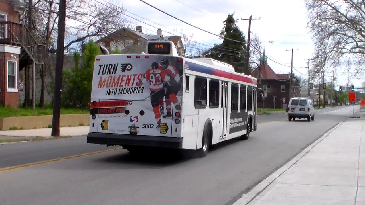 SEPTA BUS: NEW FLYER D40LF 5882 ON ROUTE: 113 PT6 - YouTube