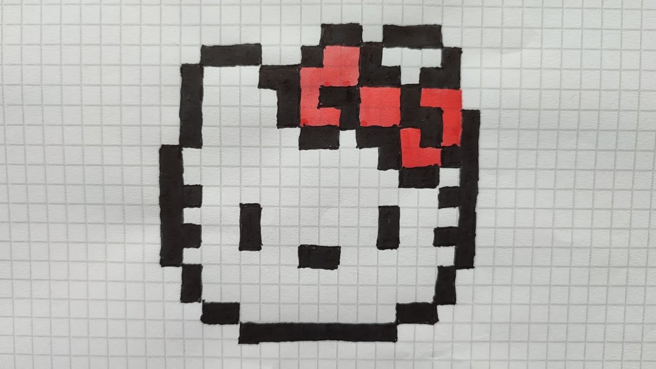 Hello Kitty Pixel Art YouTube