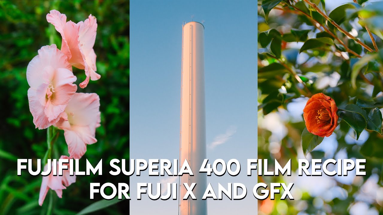 Fuji Superia X-Tra 400 film recipe for Fujifilm X and GFX cameras - YouTube