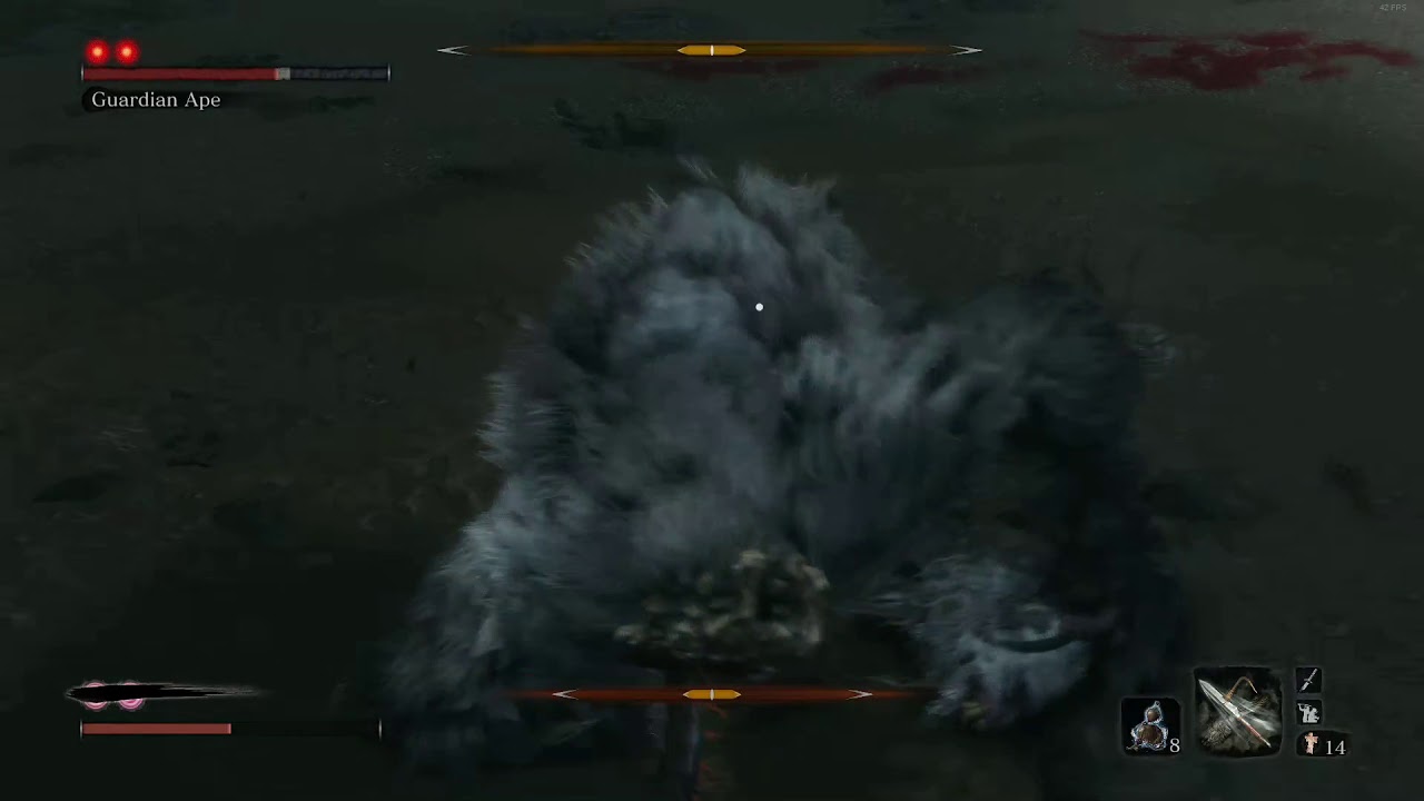Sekiro- Spear Trick Headless Guardian Ape - YouTube
