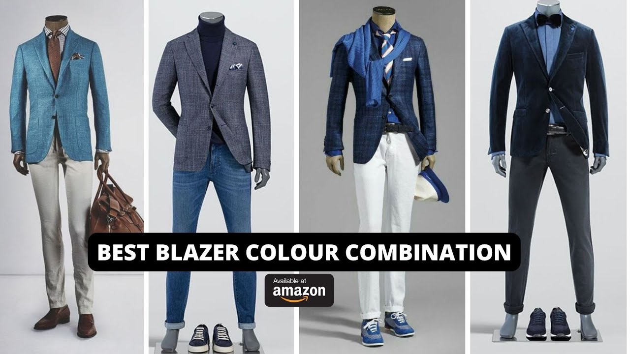 BUSINESS STYLE 2024 BEST BLAZER COLOUR COMBINATION. All clothes are ...