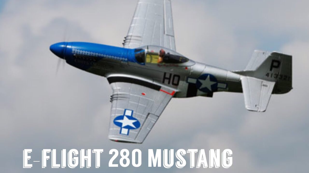 E Flite Mustang 280 - YouTube