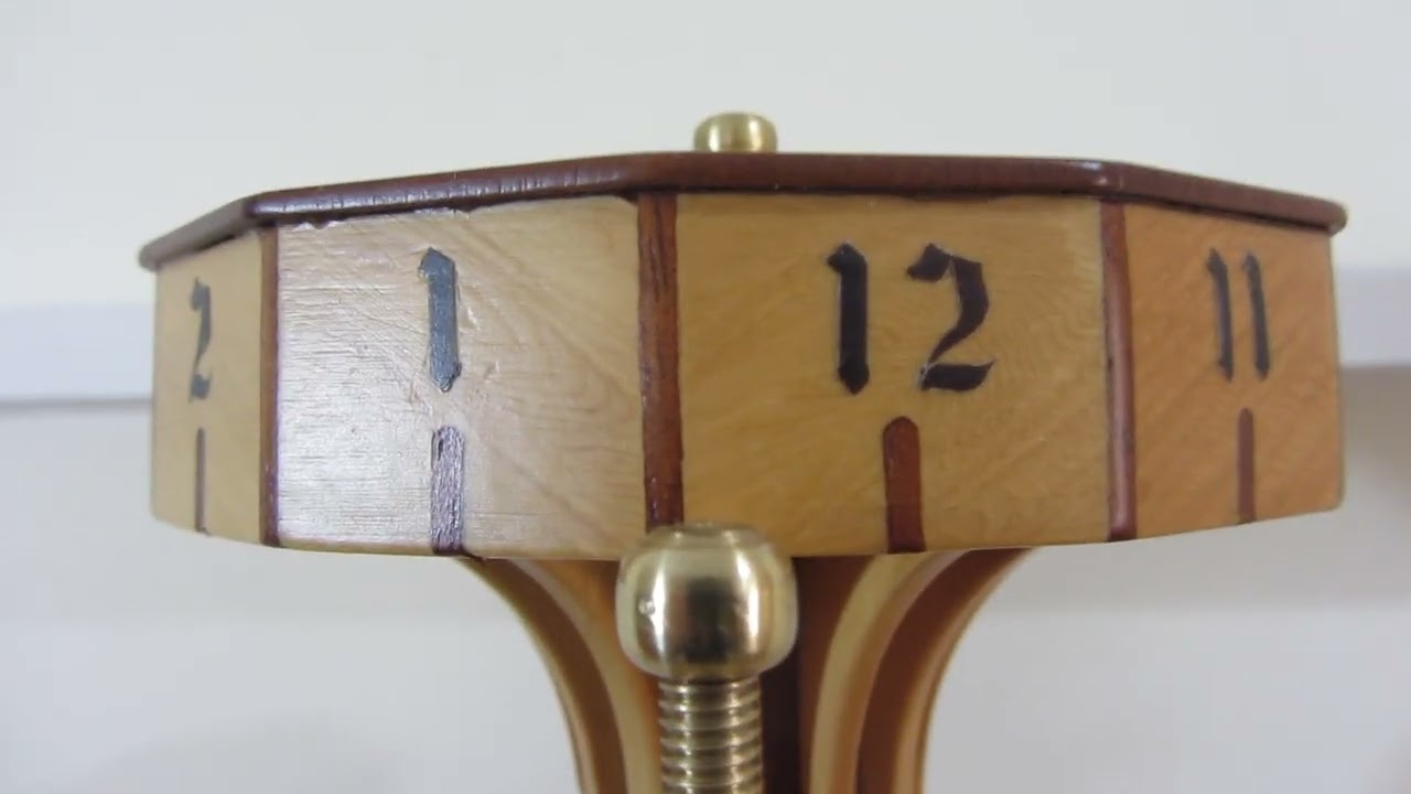 Verge and Foliot clock - YouTube