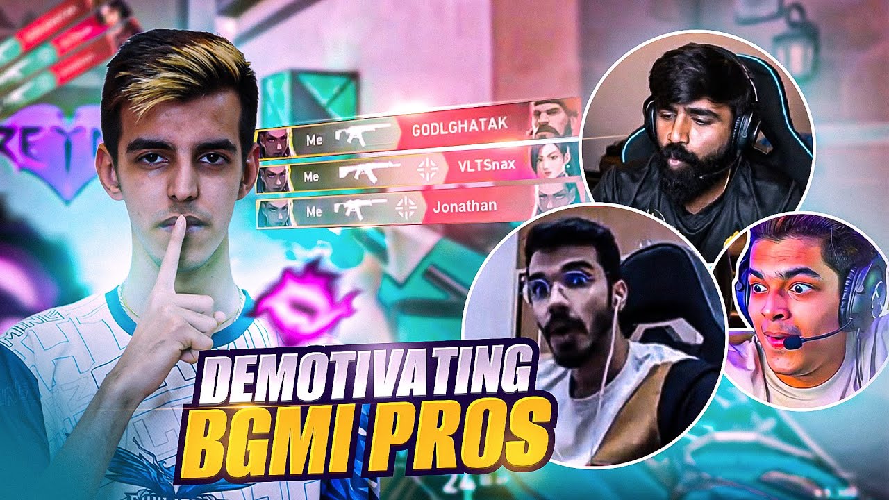 Demotivating BGMI Pro's In Valorant 5v5 | RonaK - YouTube