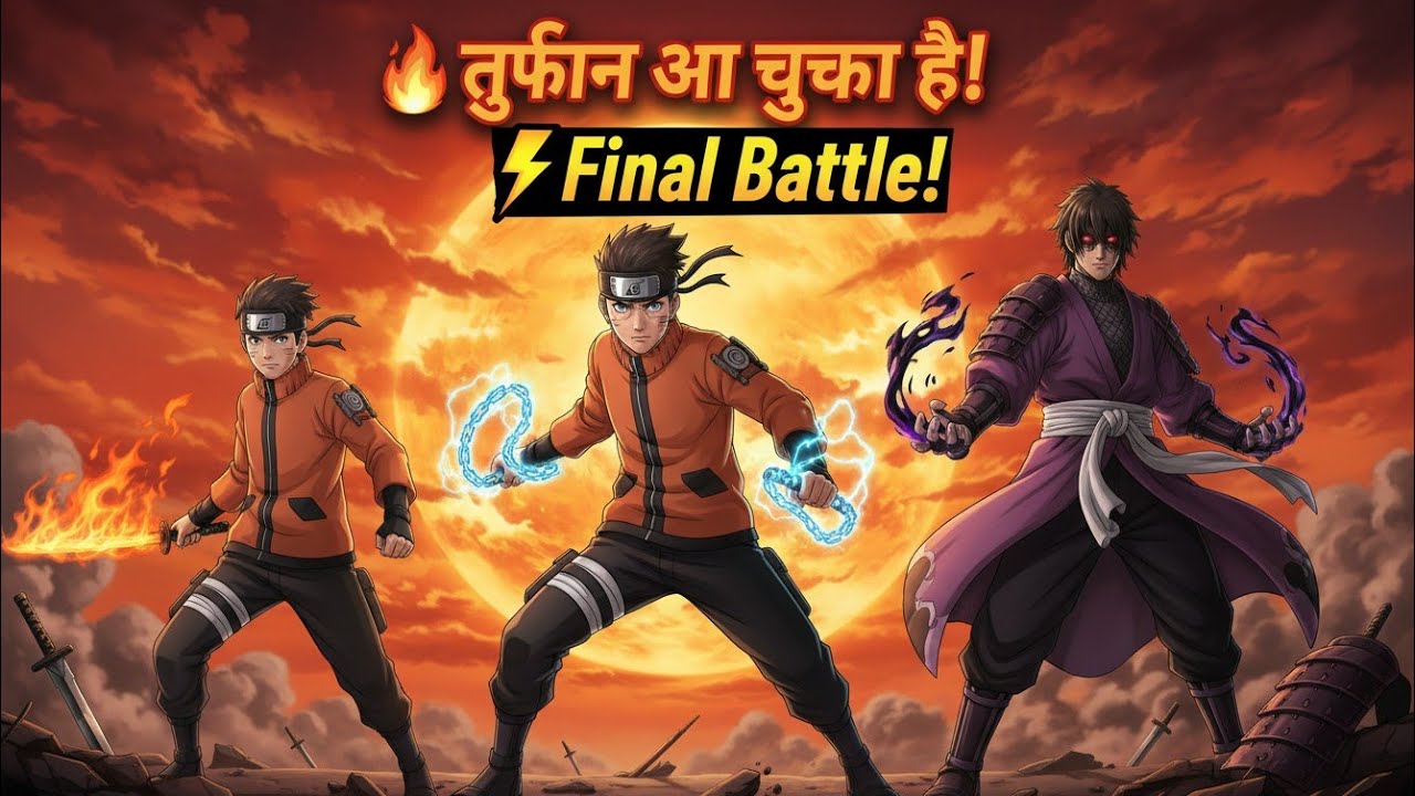 ⭐ Naruto vs Kurojin 🔥 Sasuke Epic Entry | RasenChidori Final Attack ...