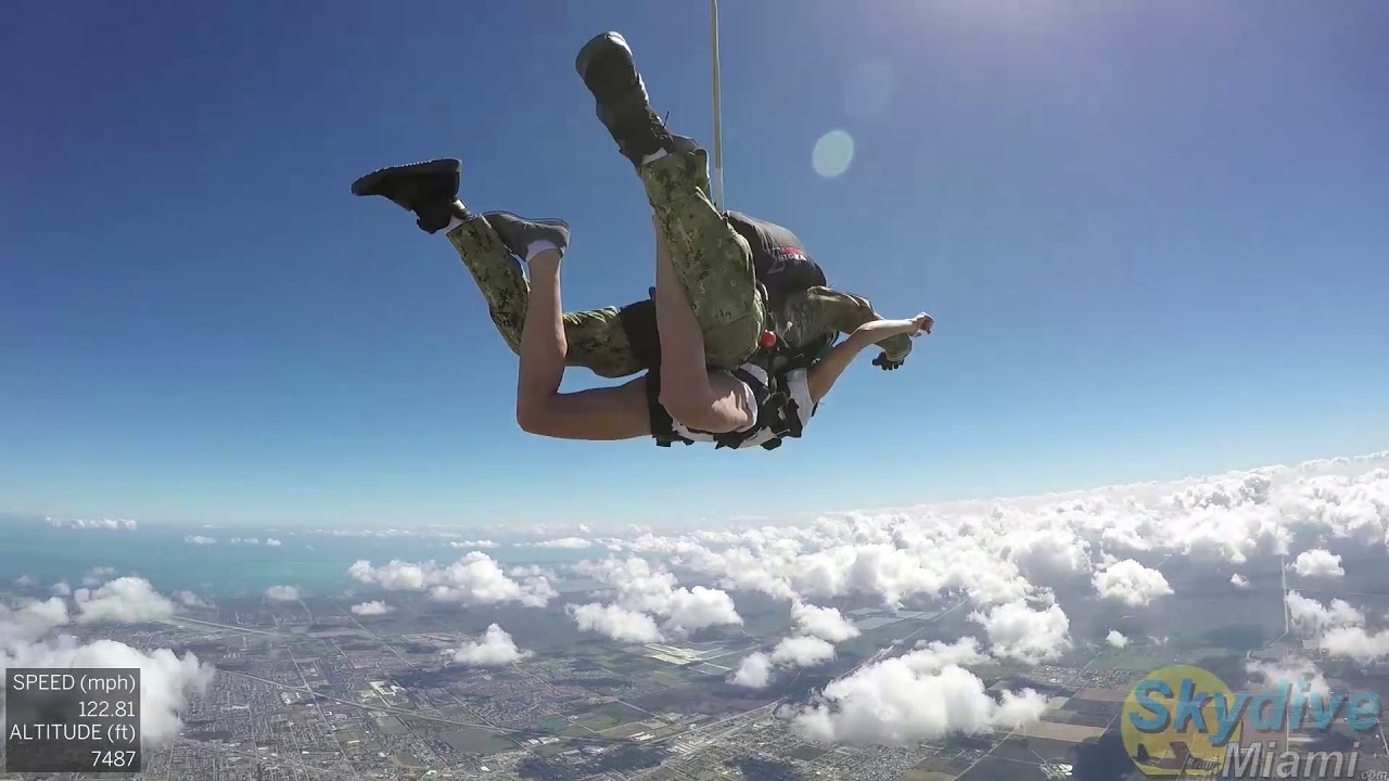 Lucy's cool skydive at Skydive Miami 02 15 2018 - YouTube