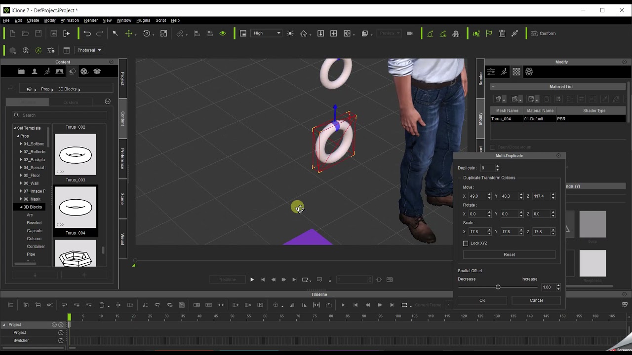 Making A Chain With iClone Physics Constraints - YouTube