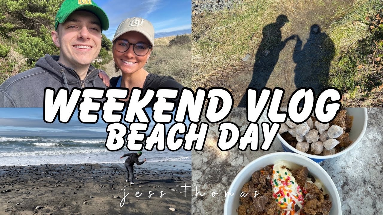 weekend in my life VLOG beach day at Oregon coast, Super Bowl Sunday ...