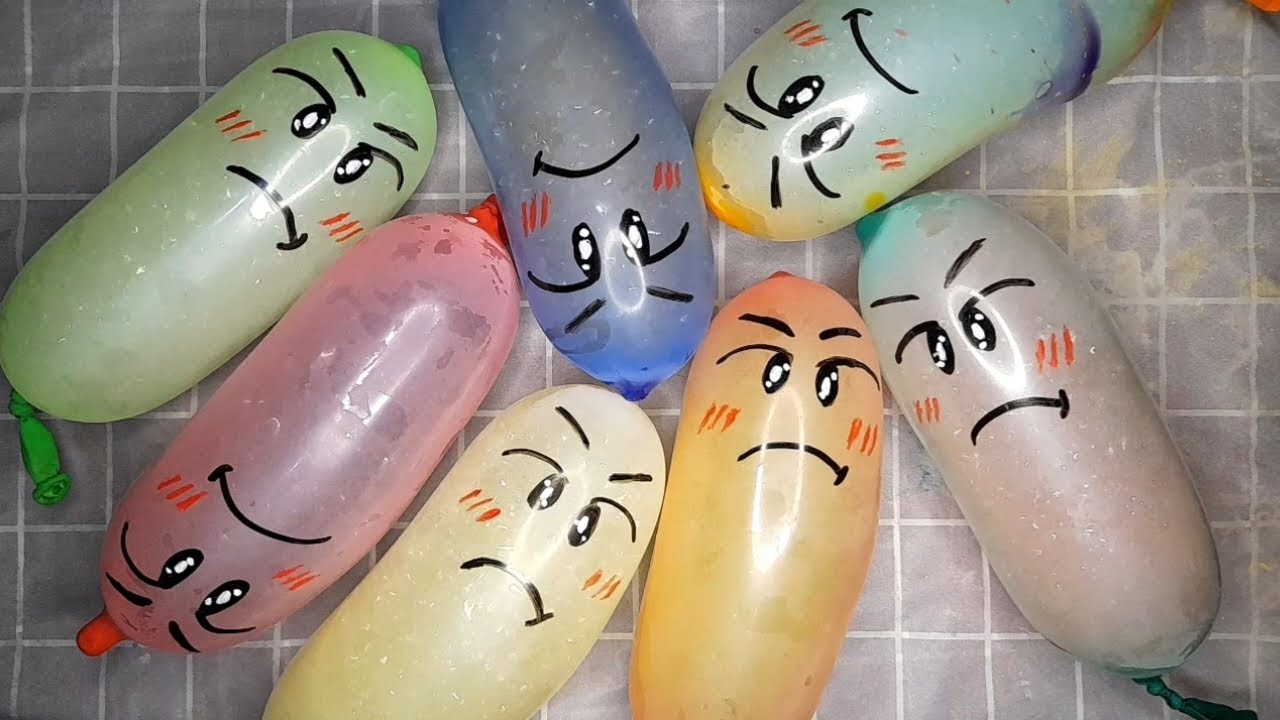 Making Slime with Funny Balloons | Mixing Slime with Funny Balloons ...