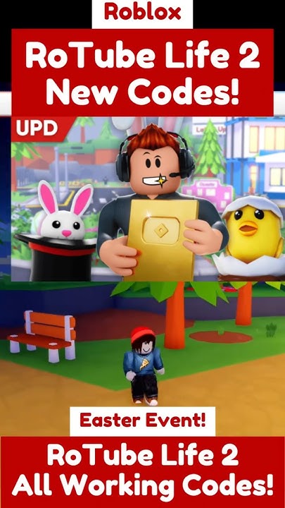 New Codes For RoTube Life 2 Roblox - All RoTube Life 2 Codes - April 2025 Easter Event! - YouTube