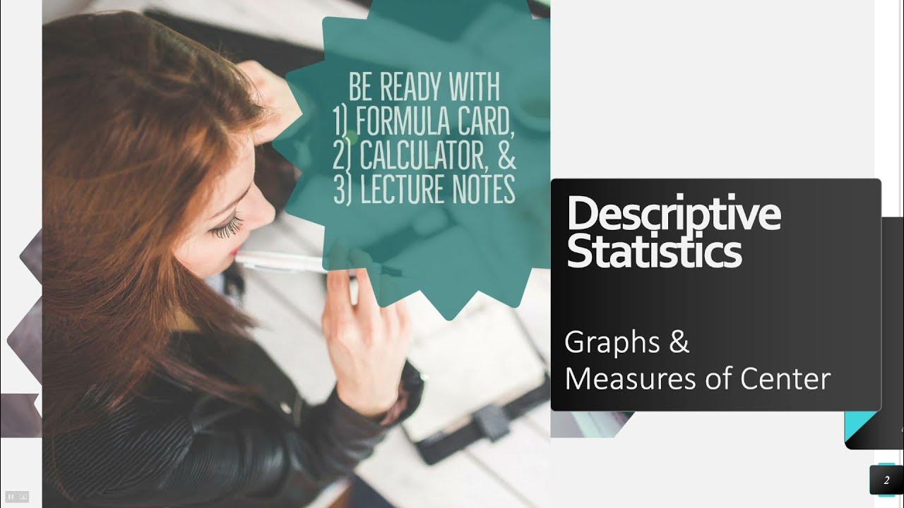 Descriptive Statistics Part 1 - YouTube