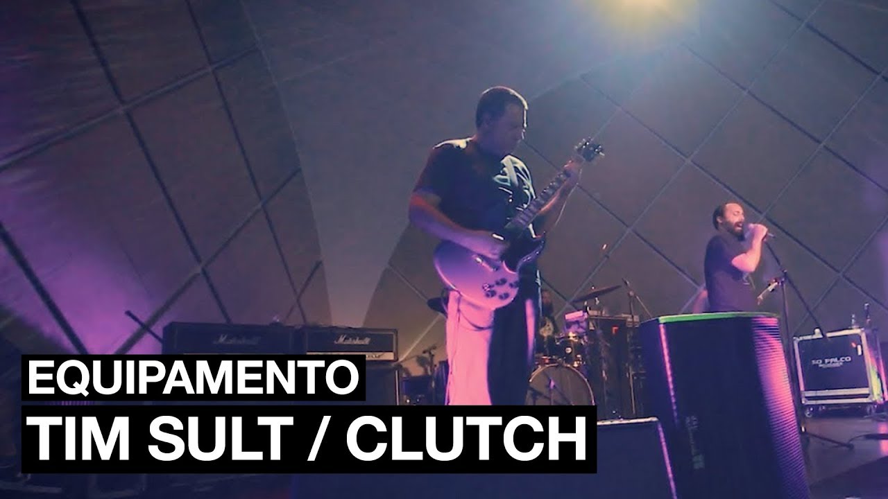 Tim Sult do CLUTCH mostrando o equipamento de show - YouTube