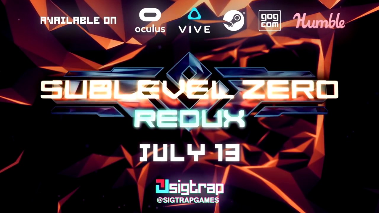 Sublevel Zero VR Redux Teaser Trailer (Sigtrap Games) - Rift, Vive - YouTube
