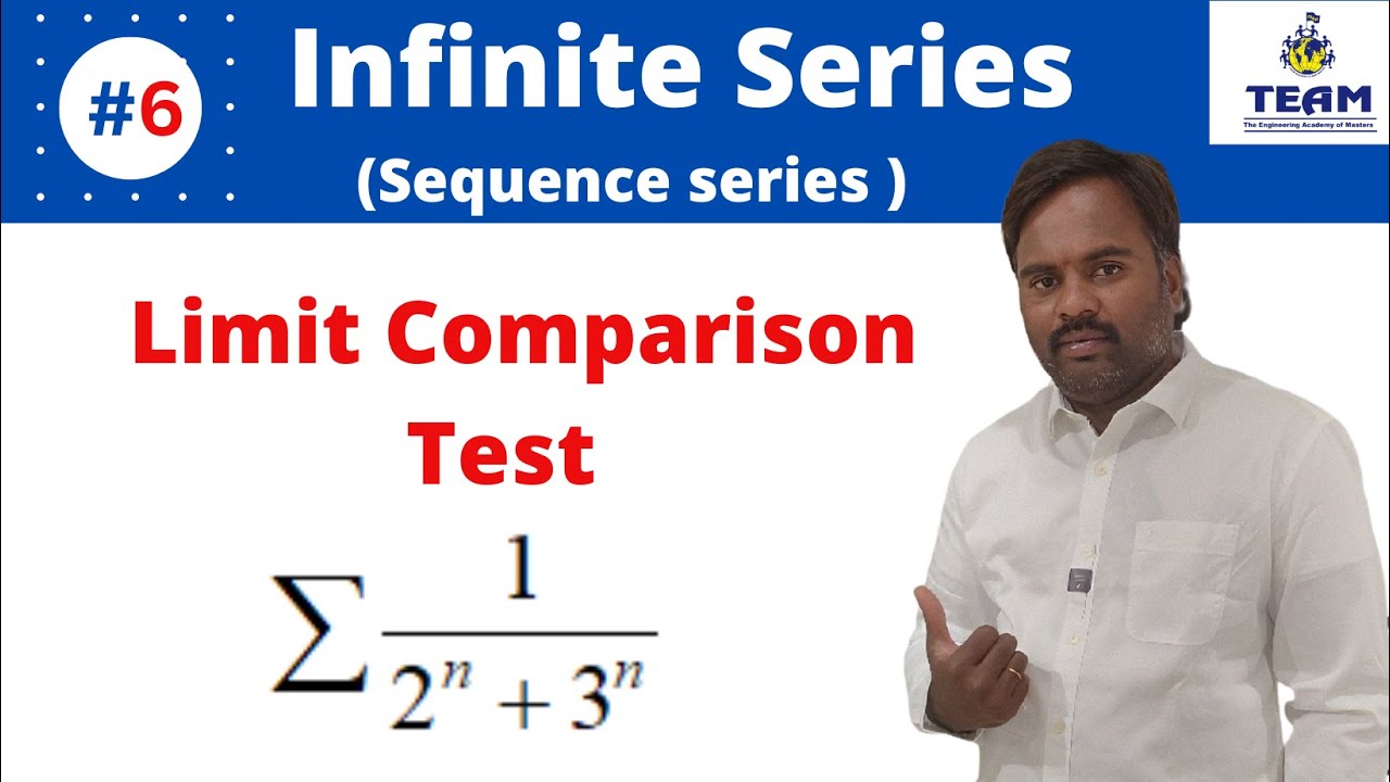 Limit Comparison test Problem 1/geometric series test problem - YouTube