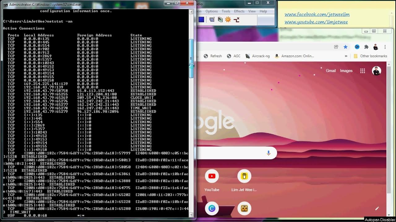 Check Open Port Using Netstat - YouTube