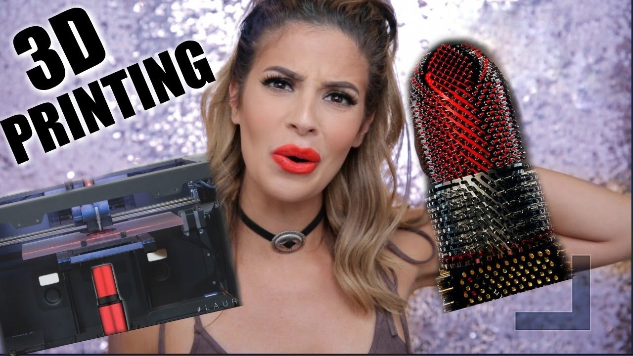3D PRINTED LIPSTICK?! Does It Work? - YouTube