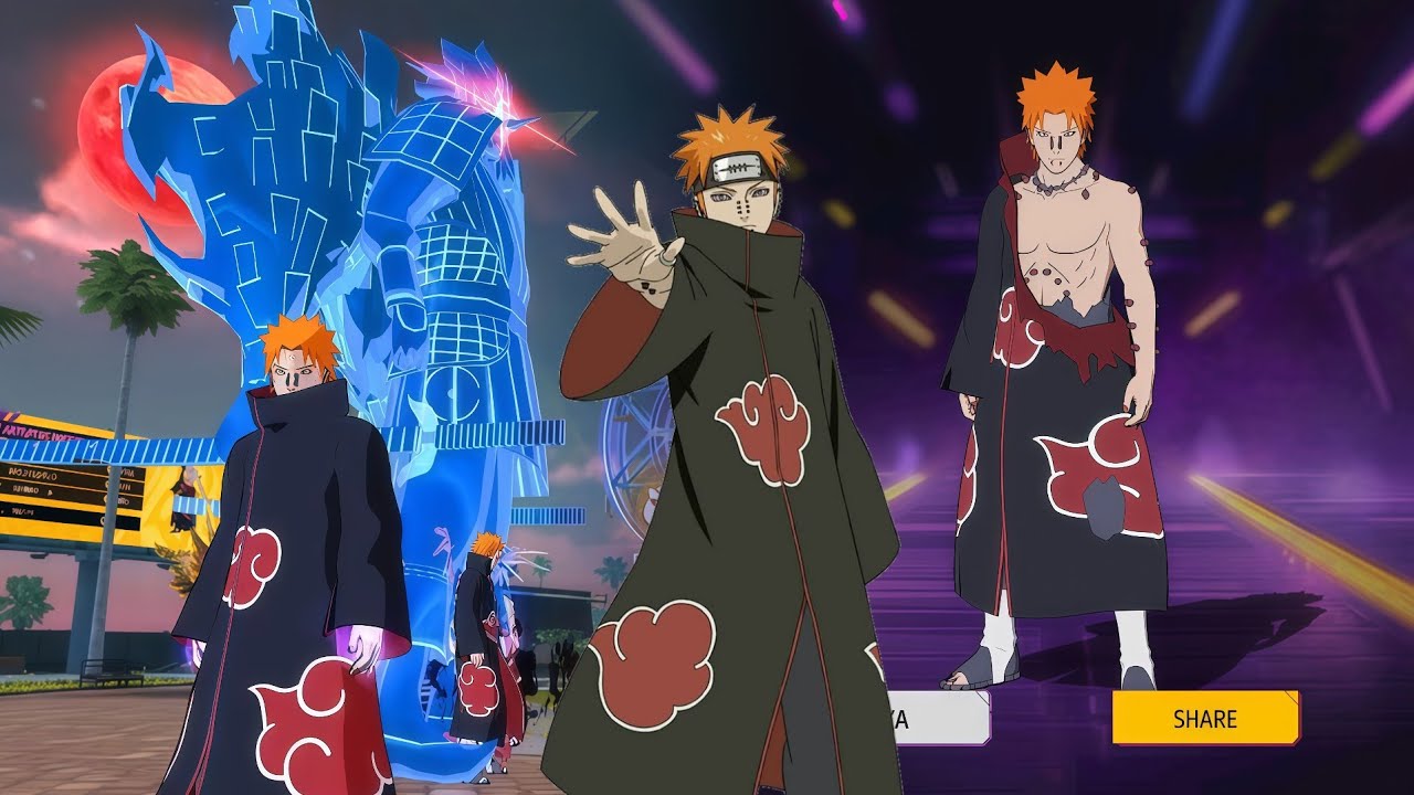 BORONG BUNDLE PAIN AKATSUKI,DETIK DETIK EMOTE SUSANOO😱 - YouTube