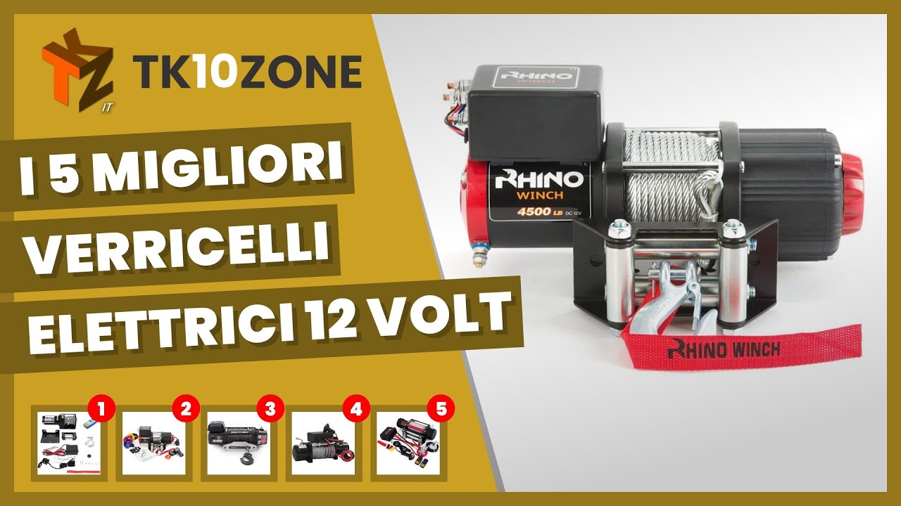 I 5 migliori verricelli elettrici 12 Volt - YouTube