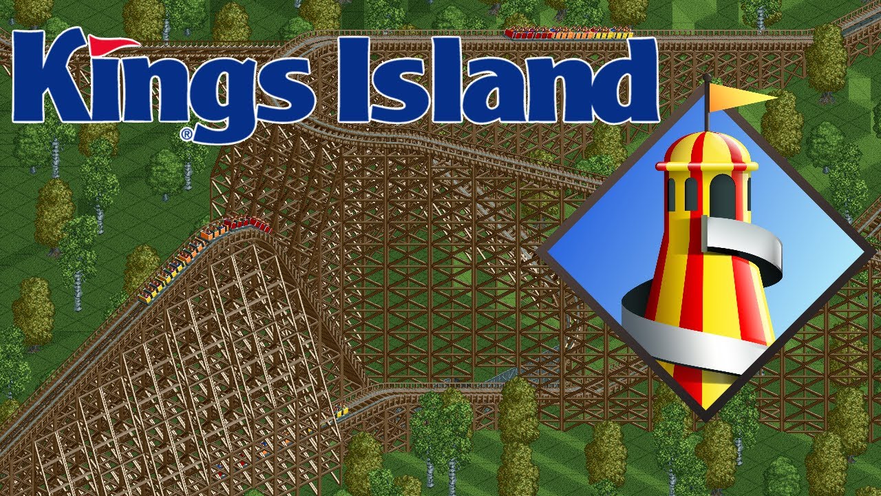 Kings Island in Open RollerCoaster Tycoon 2 - YouTube