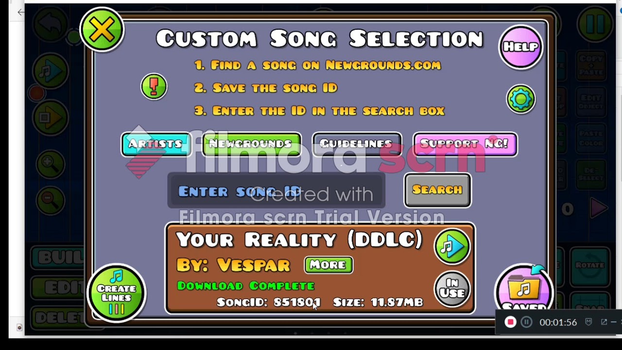 Cómo añadir una canción GD/How to add a song to GD - YouTube