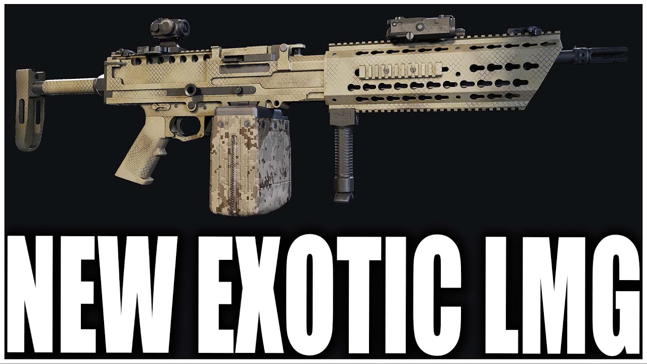 THE DIVISION 2 NEW EXOTIC LMG UNDERPERFORMS AND NEEDS A BUFF! MY ...