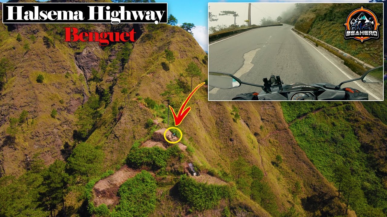 HALSEMA HIGHWAY RIDE WITH HONDA BEAT FI V2 | Deadliest Road in the ...