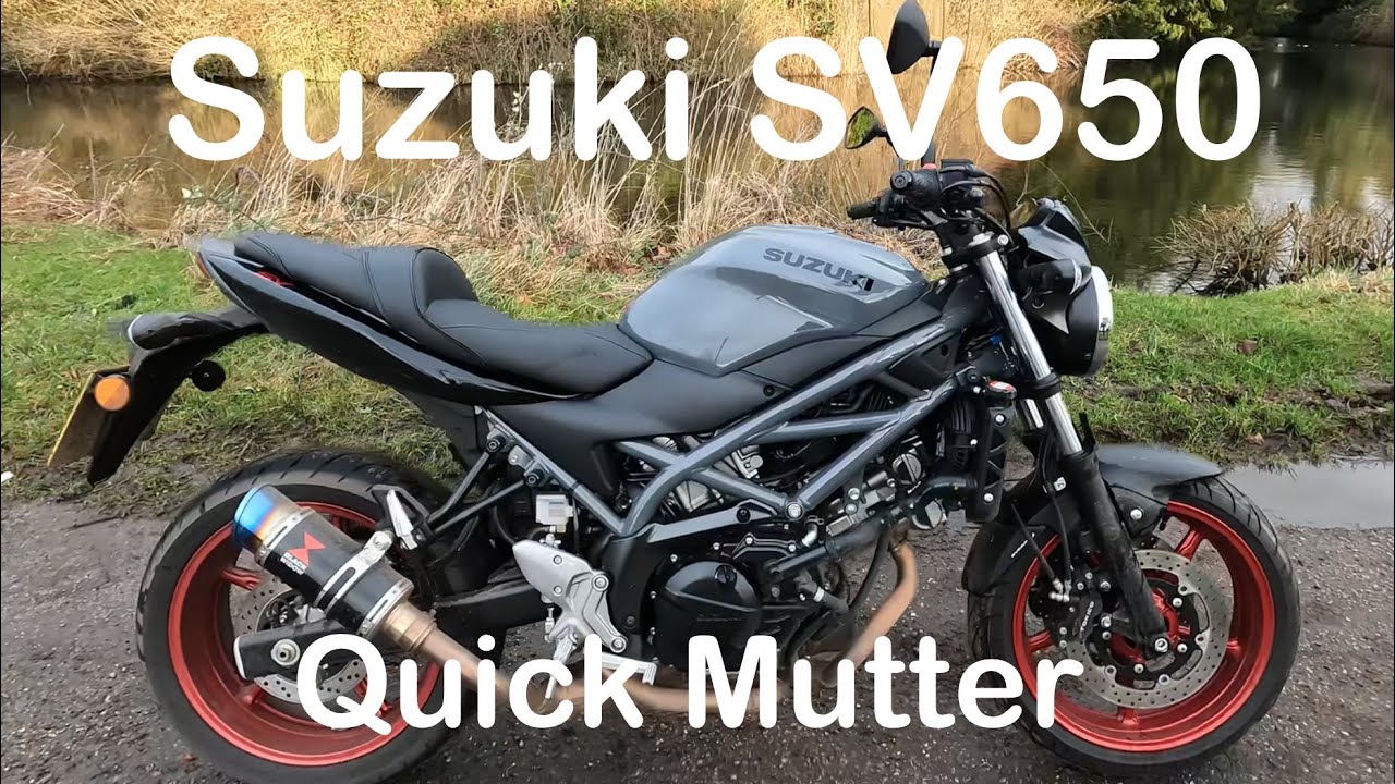 Suzuki SV650 Quick Mutter - Spring is Coming - YouTube