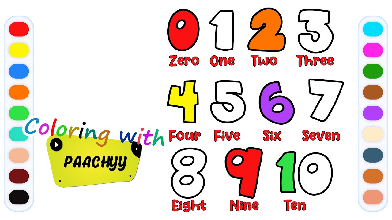 123 Drawing, Painting and Coloring for Kids, Toddlers | Learn How to ...