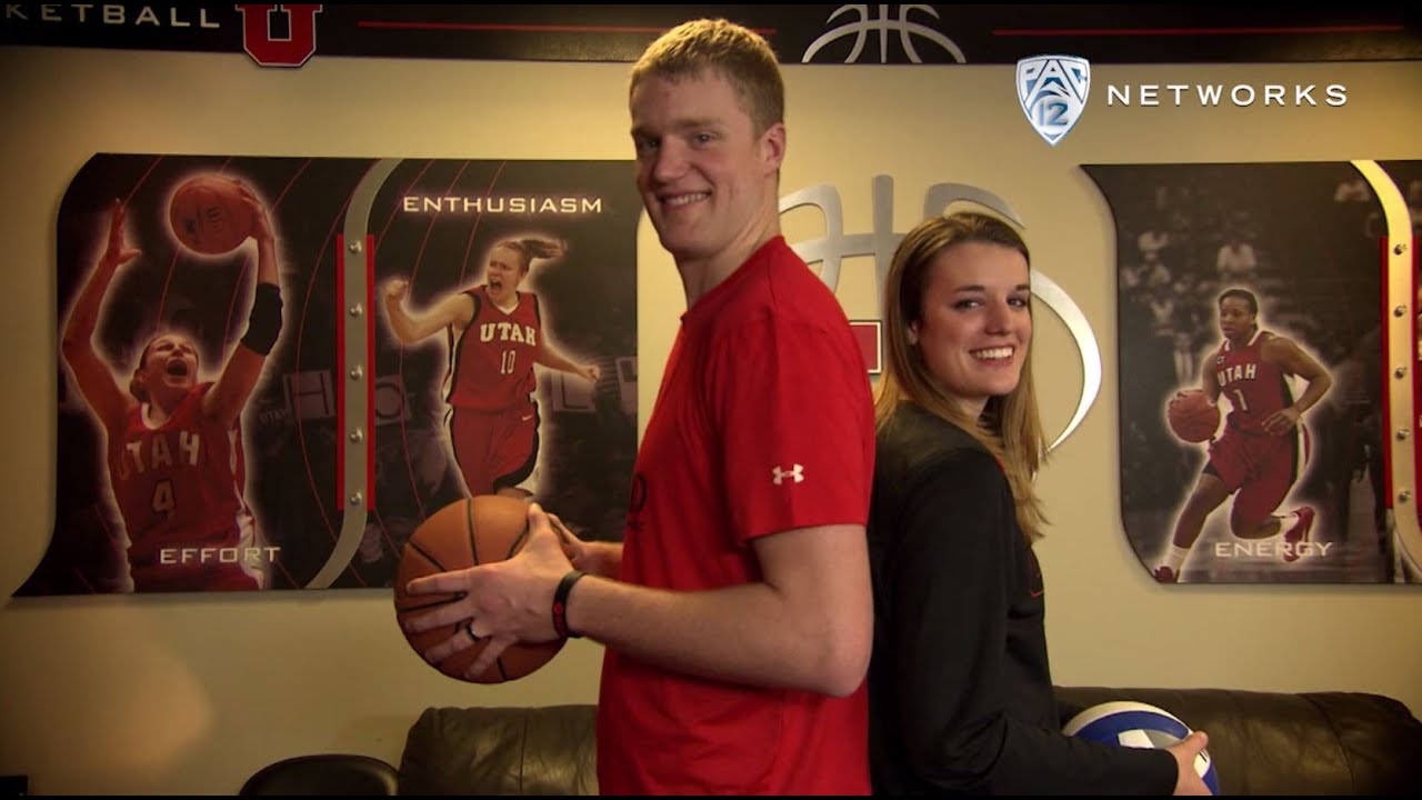 Utah's Olsen family juggles athletics, married life - YouTube