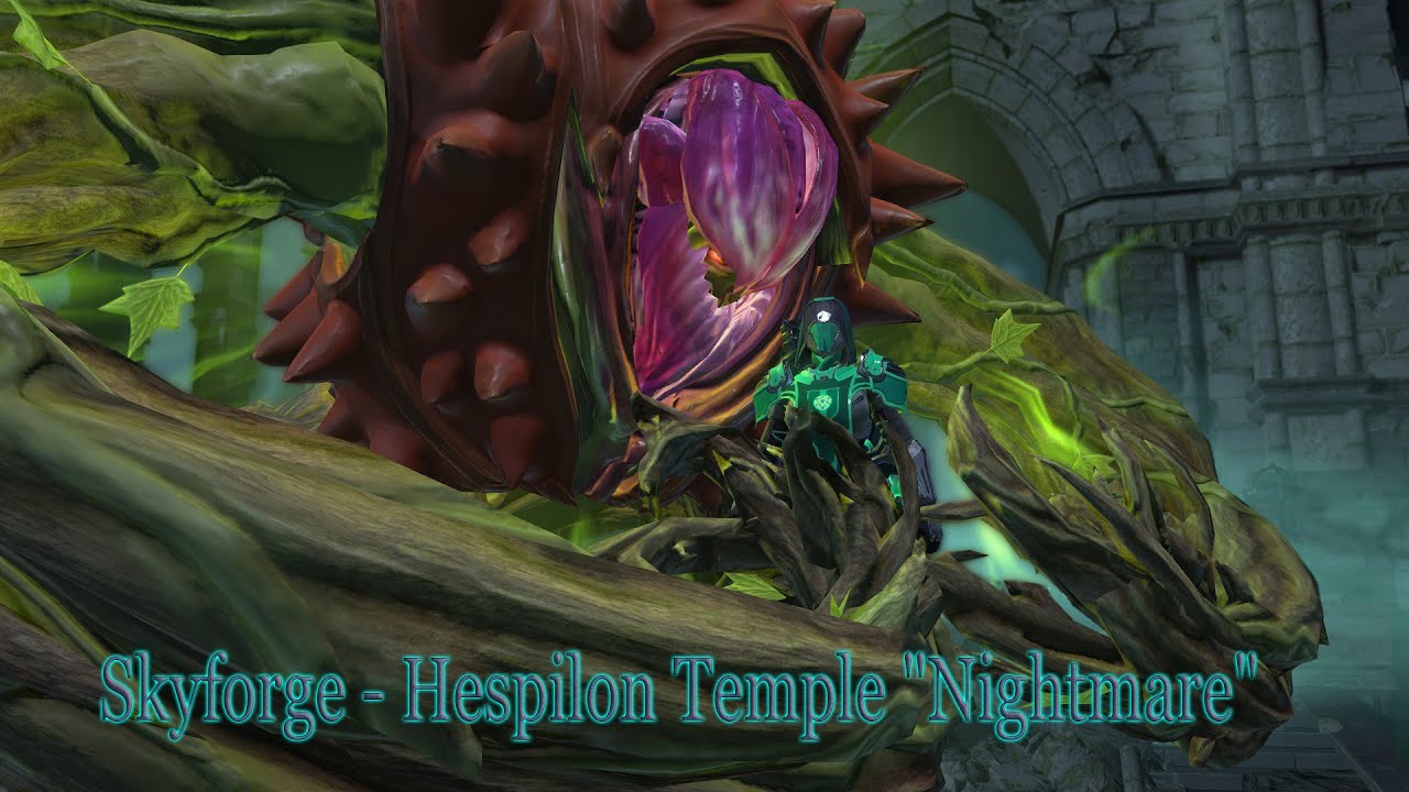 Skyforge - Hespilon Temple "Nightmare" - YouTube