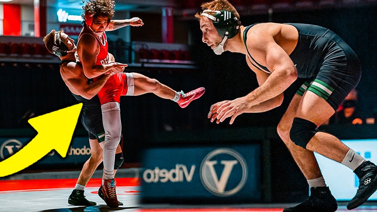 I THREW Him On His Head - NCAA Wrestling Dual - YouTube