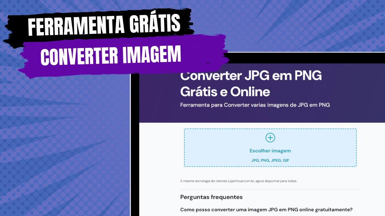 Converter Imagem JPG em PNG [Ferramenta Grátis] - YouTube